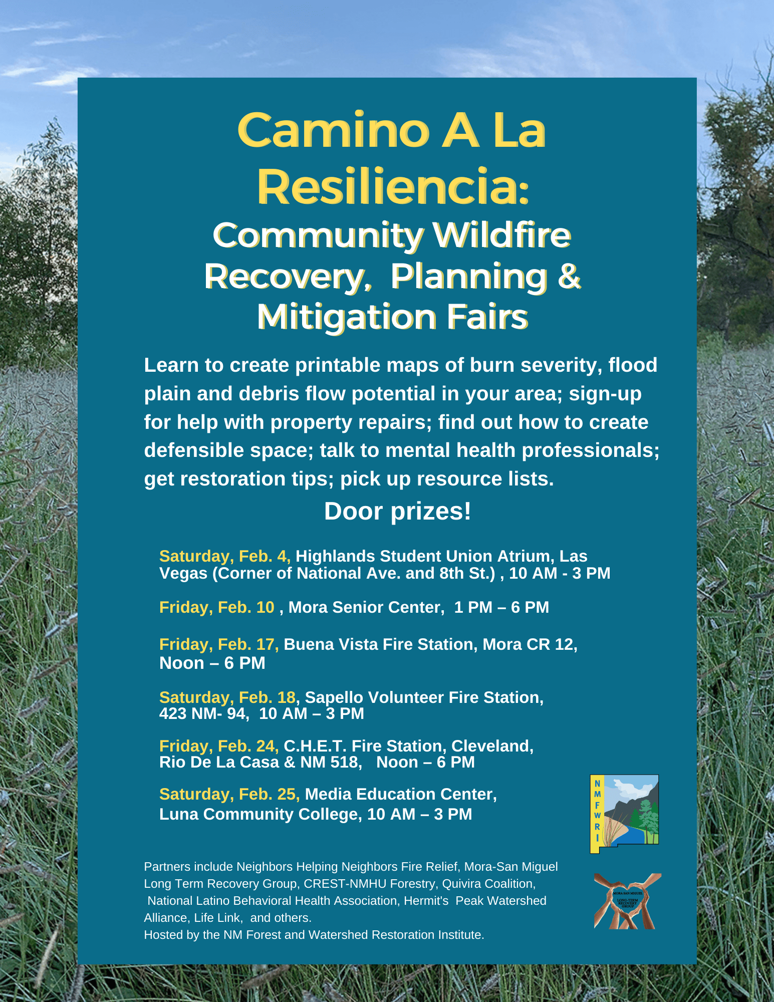 Camino a la Resiliencia - New Mexico Forest and Watershed Restoration ...