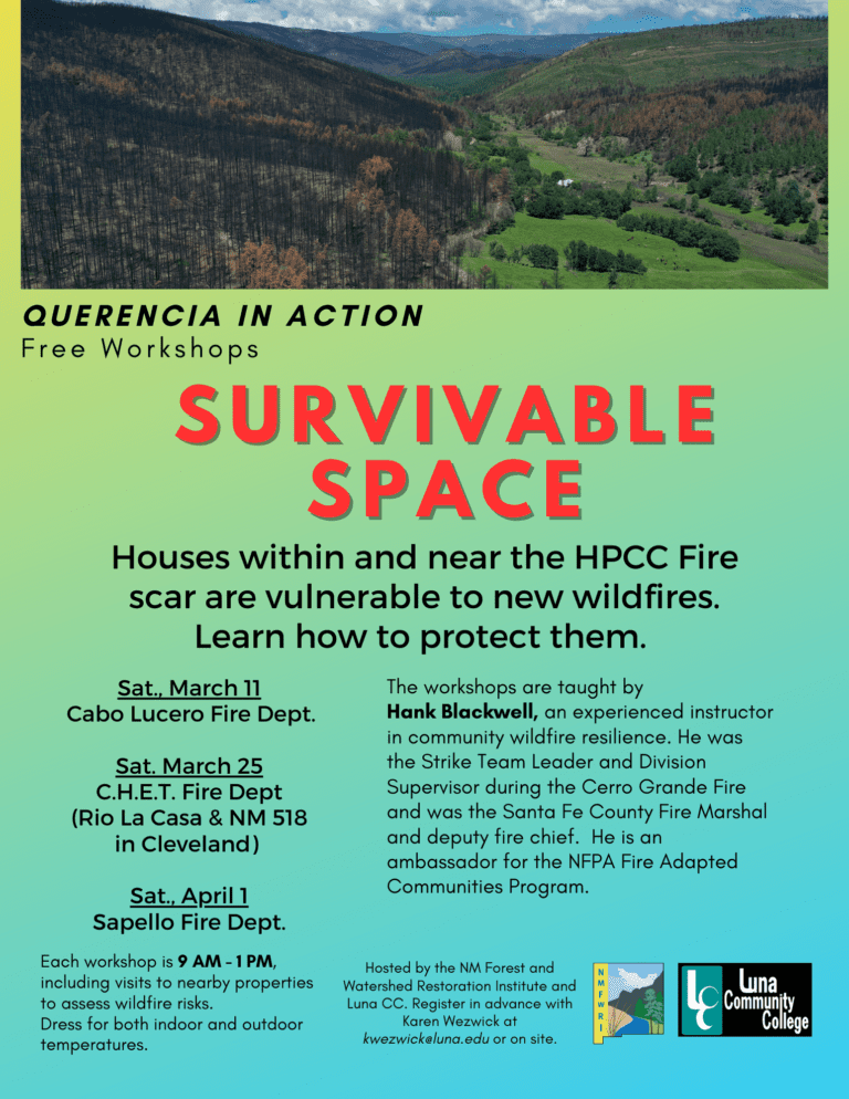 Institute offers survivable space workshops to communities ...